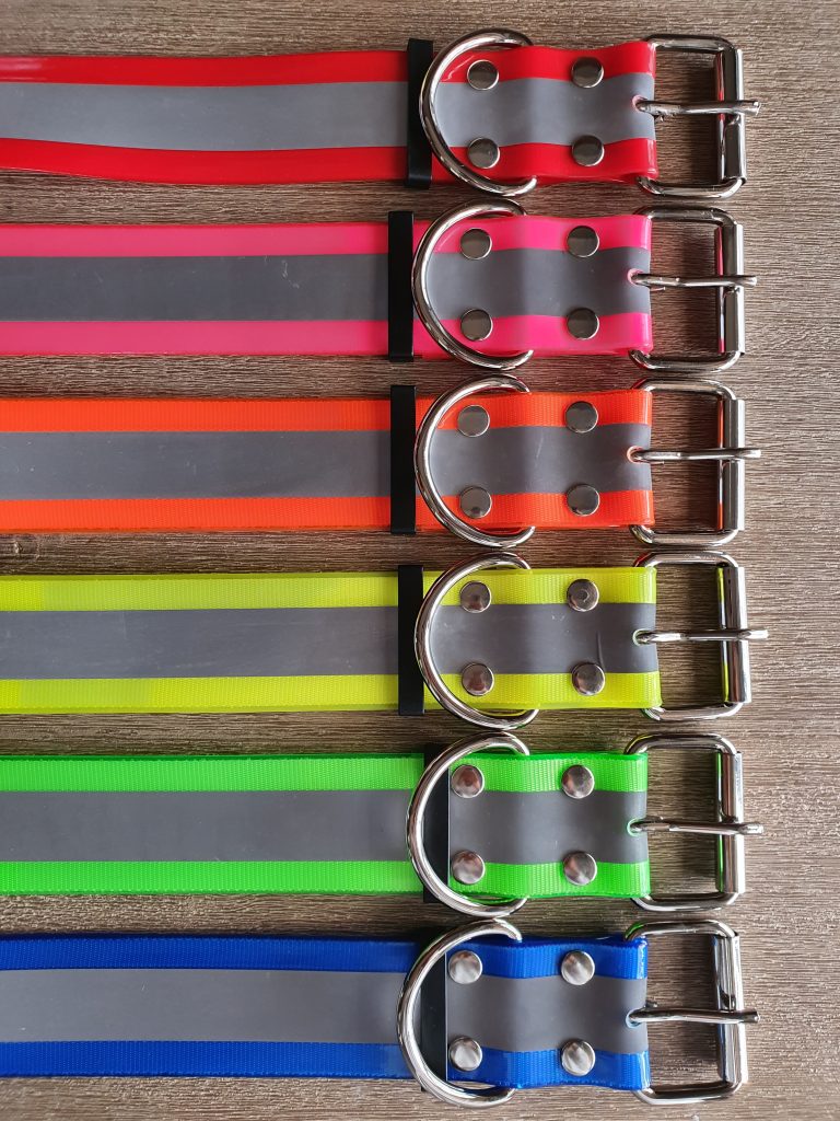 High Visibility Reflective Fluro Yard Collar: 50mm (2″) X 700mm (27 ...